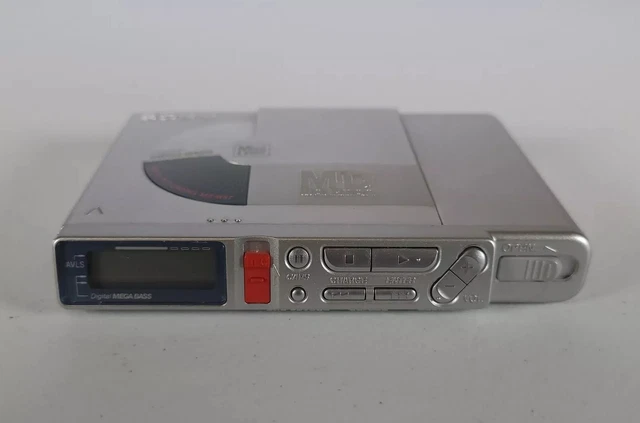 VINTAGE SONY MD PORTABLE MINIDISC RECORDER Player WALKMAN MZ-R37 Tested ...