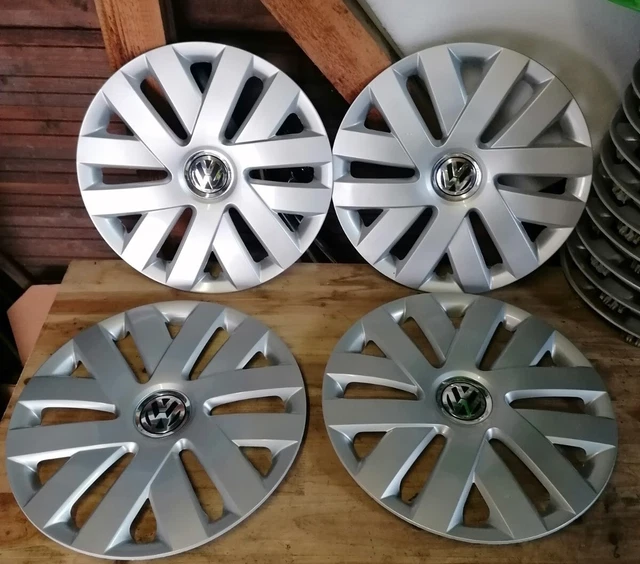 ORIGINAL VW 15-INCH wheel caps Golf Polo Lupo 6 R 0 601 147 C look (2 ...