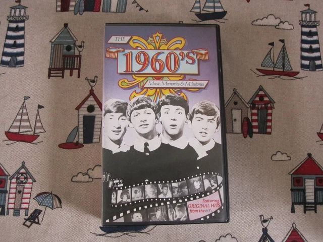 THE 1960S MUSIC,MEMORIES & MILESTONES VHS VIDEO TAPE UK PAL FORMAT ONLY ...