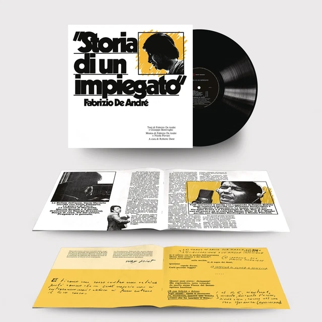 FABRIZIO DE ANDRÉ Storia Di Un Impiegato Vinile Lp 180 Gr. + Libretto ...