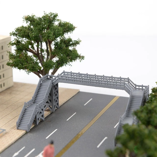 COMPLETE YOUR Z Scale Railway Layout Overhead Footbridge for Lifelike ...