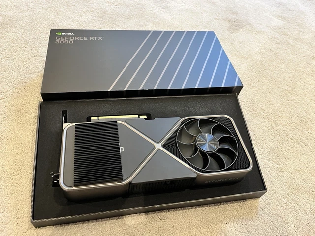 NVIDIA GEFORCE RTX 3090 Founders Edition FE Graphics Card 24GB - Boxed ...