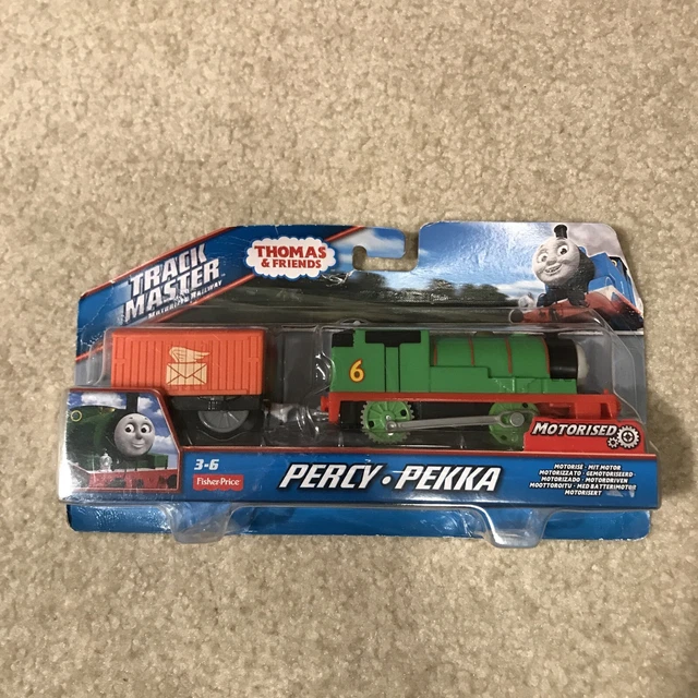 THOMAS & FRIENDS Track Master Percy Motorized Train Tank Engine Mail ...