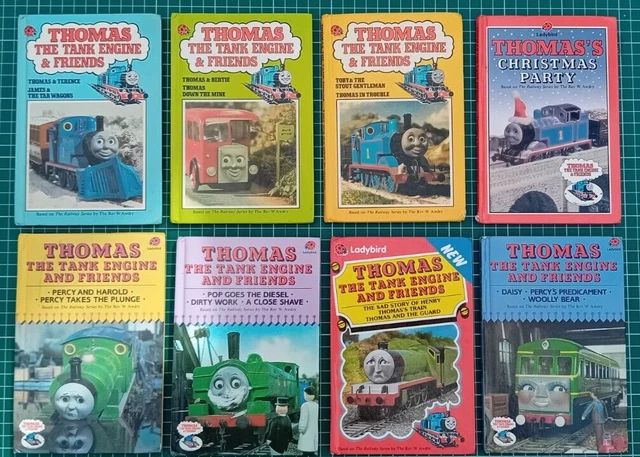 VINTAGE THOMAS THE Tank Engine & Friends EIGHT Book Bundle - Ladybird ...