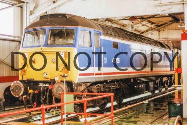 UK DIESEL TRAIN Railway Photograph Of Class 47 47705 Loco. Rm47-1982 £1 ...