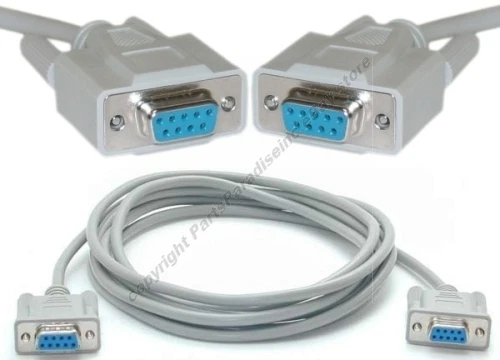 LOT10 10FT DB9PIN Female~F Serial RS232 Straight Through Cable/Cord ...