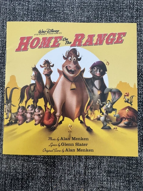 HOME ON THE Range by Alan Menken CD 2009 Walt Disney Original Film ...