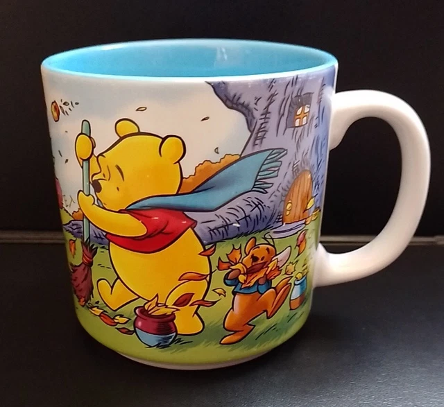 DISNEY STORE WINNIE the Pooh Autumn, Windy Day Mug. Walt Disney ...