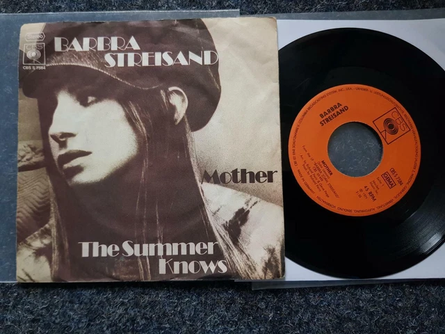 BARBRA STREISAND - Mother/ The summer knows 7'' Single Germany/ CV John ...