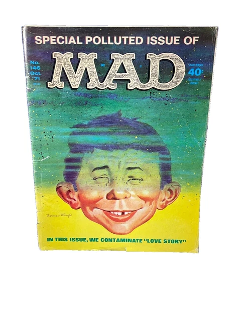 VINTAGE, MAD MAGAZINE - Special Polluted Issue Of Mad, No.146 Oct. 1971 ...
