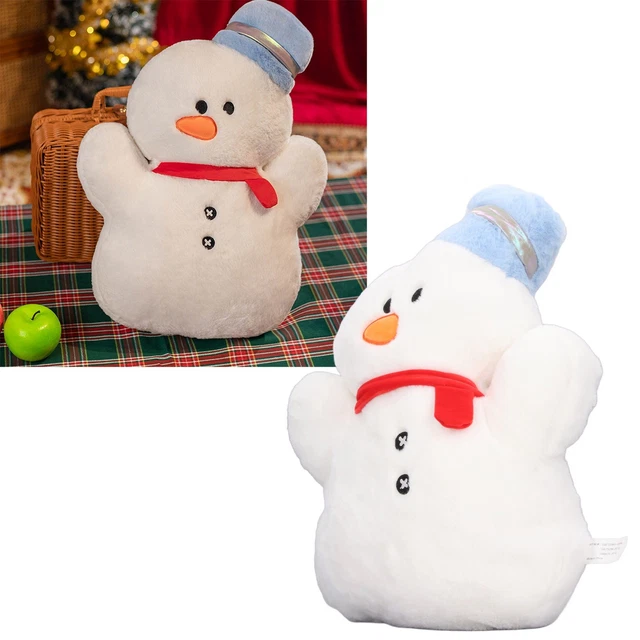SNOWMAN PLUSH TOY Soft Skin Friendly Washable Stuffed Snowman Doll ...