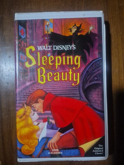 WALT DISNEY SLEEPING Beauty 1959 VHS Clamshell Black Diamond Edition ...