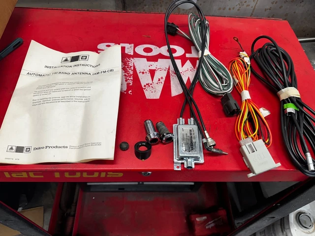 GM AM/FM/CB RADIO Power Antenna Wiring Kit Nos With Splitter $280.46 ...