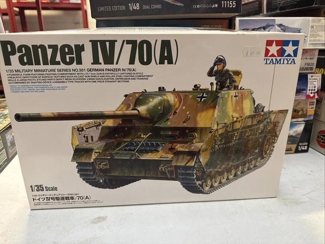 TAMIYA 1/35 WW2 German Panzer IV - 70A tank model kit £40.00 - PicClick UK