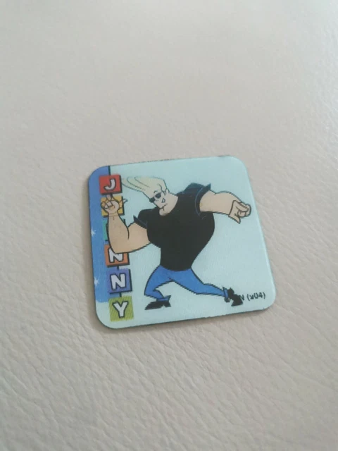 VINTAGE MINI NEWLINKS Cartoon Network Johnny Bravo Lenticular Magnet ...