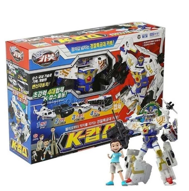 HELLO CARBOT K-COPS Copolymère Police Car Transformer Robot Action ...