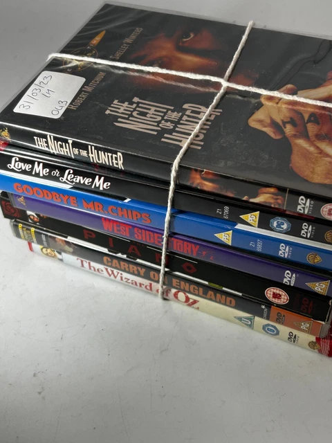DVD BUNDLE X7 Old Style Filmed Entertainment Film Movies Assorted Job ...
