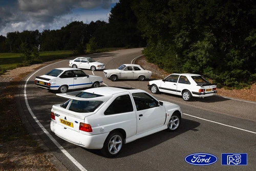 FORD ESCORT FOCUS RS ST Evolution Timeline Poster Brochure Print Art A1 ...