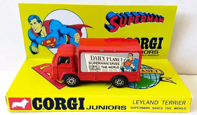 CORGI JR 50 SUPERMAN Daily Planet LEYLAND TERRIER Diecast Car & Custom ...