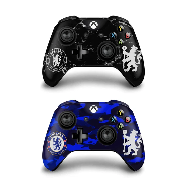CHELSEA FOOTBALL CLUB Mixed Logo Vinyl Skin Decal For Xbox One S / X ...