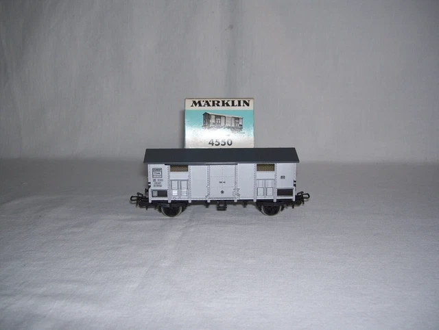 MÄRKLIN H0 4550.2 Gedeckter Güterwagen mit Spitzdach der FS NEU OVP EUR 45,00 - PicClick DE