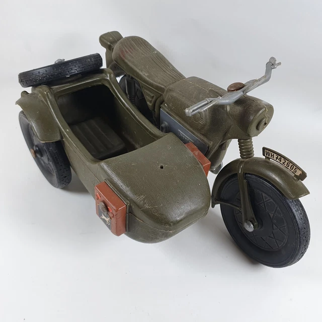 ACTION MAN MOTORCYCLE and Sidecar Cherilea Vintage German Vehicle £22. ...