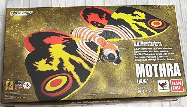 SH MONSTERARTS GODZILLA Mothra (adulto) Action Figure TAMASHII NAZIONI ...