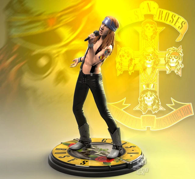 ROCK ICONZ STATUE Guns N' Roses Axl Rose Statue Limited 3000 Knucklebonz Rare $551.02 - PicClick CA