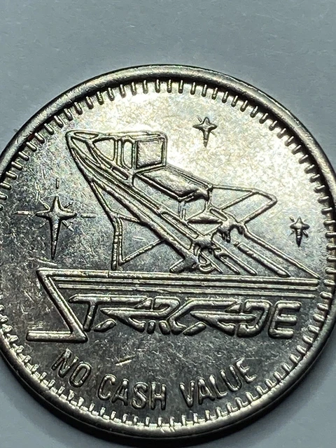 SCARCE STARCADE SPACE SHUTTLE ARCADE TOKEN CIRCA 1984 TAKE A LOOK #rh1 ...