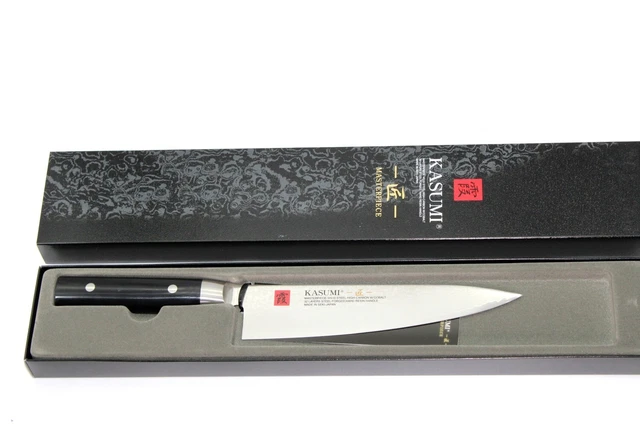 KASUMI MESSER MASTERPIECE Messer Kochmesser 20cm Klinge Damast MP-11 ...