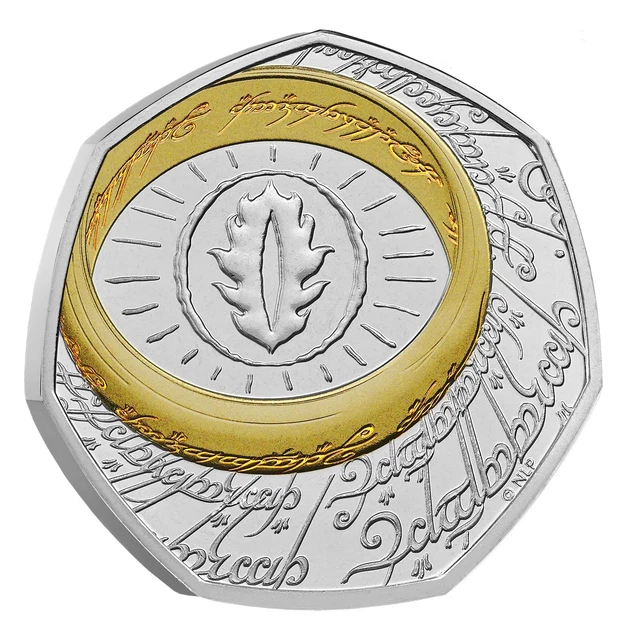 NEW RELEASE THE Lord of the Rings 2026 UK 50p BUNC Royal Mint Colour ...