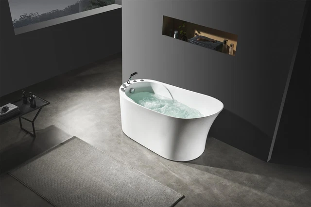 VASCA IDROMASSAGGIO VASCA idromassaggio ovale casa spa vasca ...
