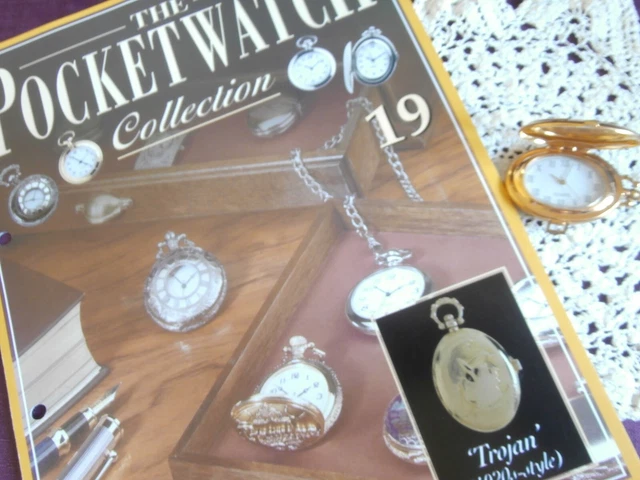 HACHETTE POCKETWATCH COLLECTION Magazine and Pocket watch - No19 ...