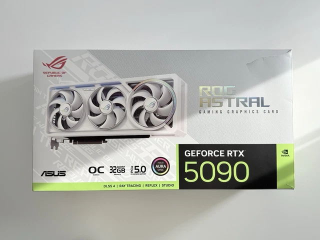 ASUS ROG ASTRAL NVIDIA GeForce RTX 5090 32GB OC White Edition GDDR7*box ...