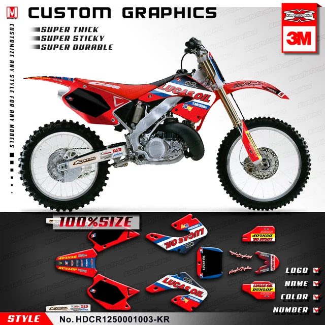 CUSTOM GRAPHICS KIT Decal Sticker Set for CR125 CR250 CR 125 CR 250 ...