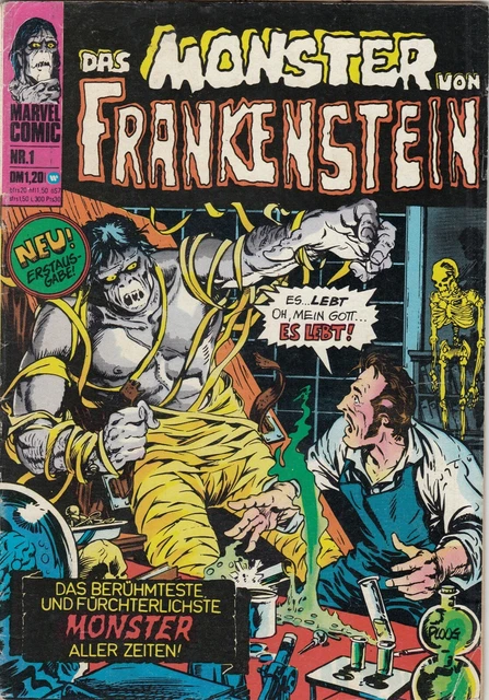 IL MOSTRO DI Frankenstein 1 - Marvel Williams 1974 - Stato 2 EUR 149,99 ...