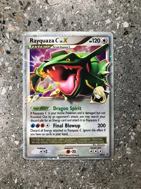 POKEMON TCG CARDS Rayquaza C LV.X DP47 Promo Holo LP EUR 60,96 ...