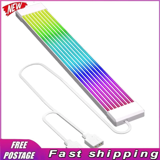 USEFUL 5V 3PIN RGB LED Light Strip Bar 8Pin 24Pin PSU RGB Cable ...