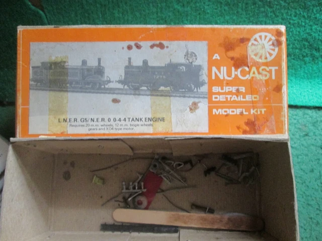 NU-CAST 0-4-4 LNER G5 Tank Engine Kit (Oo-Gauge) Lot D14 Mostly Built £ ...