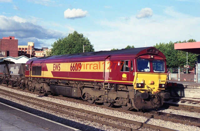 ORIGINAL RAILWAY PHOTOGRAPHIC negative Class 66 66019 at Newport £2.50 ...