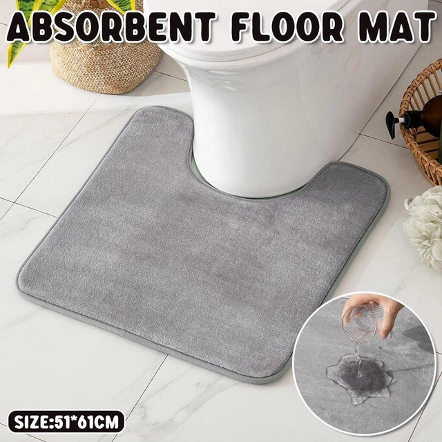 WATER ABSORBENT FLOOR Mats for Home Doors Bedrooms Bathrooms Non Slip ...