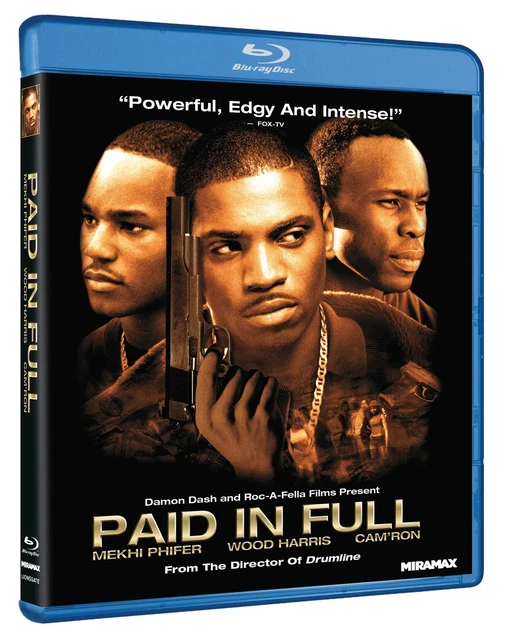 PAID IN FULL (Blu-ray) Wood Harris Chi McBride Regina Hall Mekhi Phifer ...