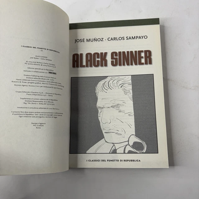 ALACK SINNER MUNOZ Sampayo I Classici del Fumetto di Repubblica N 56 ...