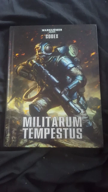 MILITARUM TEMPESTUS CODEX Warhammer 40k 6a edizione Rule Book GW ...