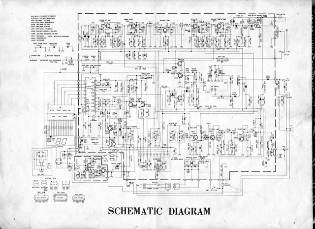 SCHEMA ELETTRICO CB MIDLAND ALAN 48 OLD E SIMILI ( ALAN 34/44/68/69/78 ...