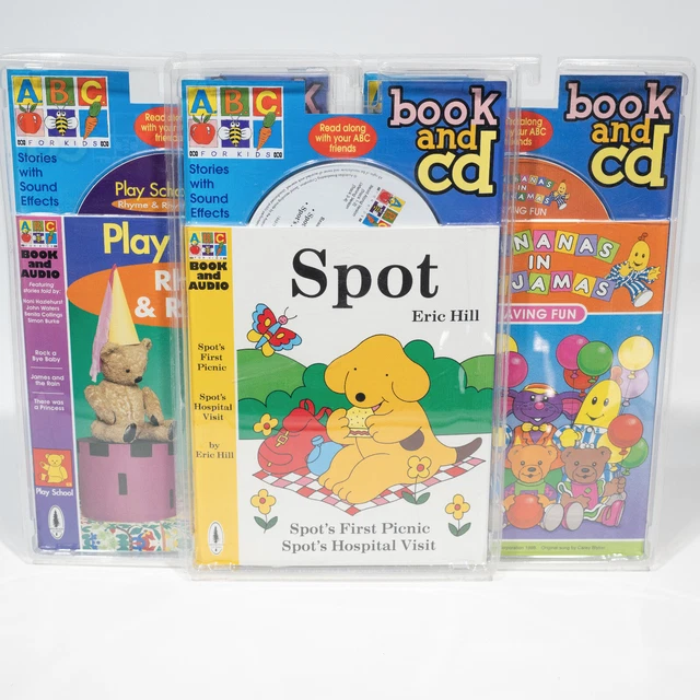 ABC FOR KIDS Book & CD x3 Spot Playschool Bananas Pyjamas Audiobook ...