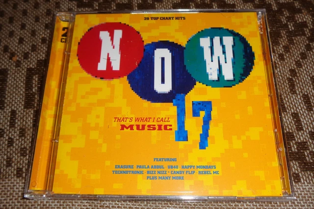 NOW THAT'S WHAT I Call Music 17 UB40 D-MOB BIZZ NIZZ 49ers ORBITAL ...