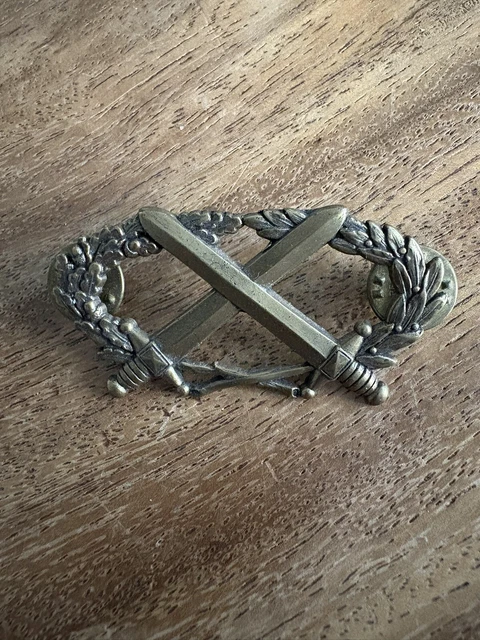 INSIGNE MILITAIRE BMP1 / Brevet Militaire Professionnel / BSAT BRONZE ...