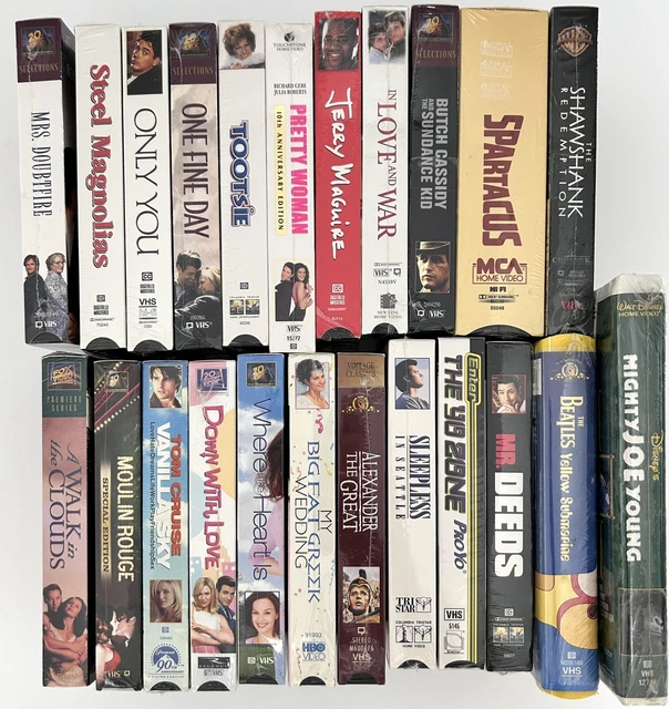 23 SEALED VHS Video Tape Lot Watermarks VCR Movies Shawshank Cassidy Disney £20.69 - PicClick UK
