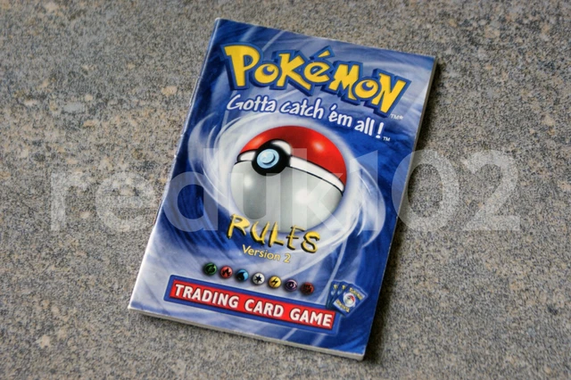POKEMON TRADING CARD Game Rules Version 2 Wizards Manual Booklet ...